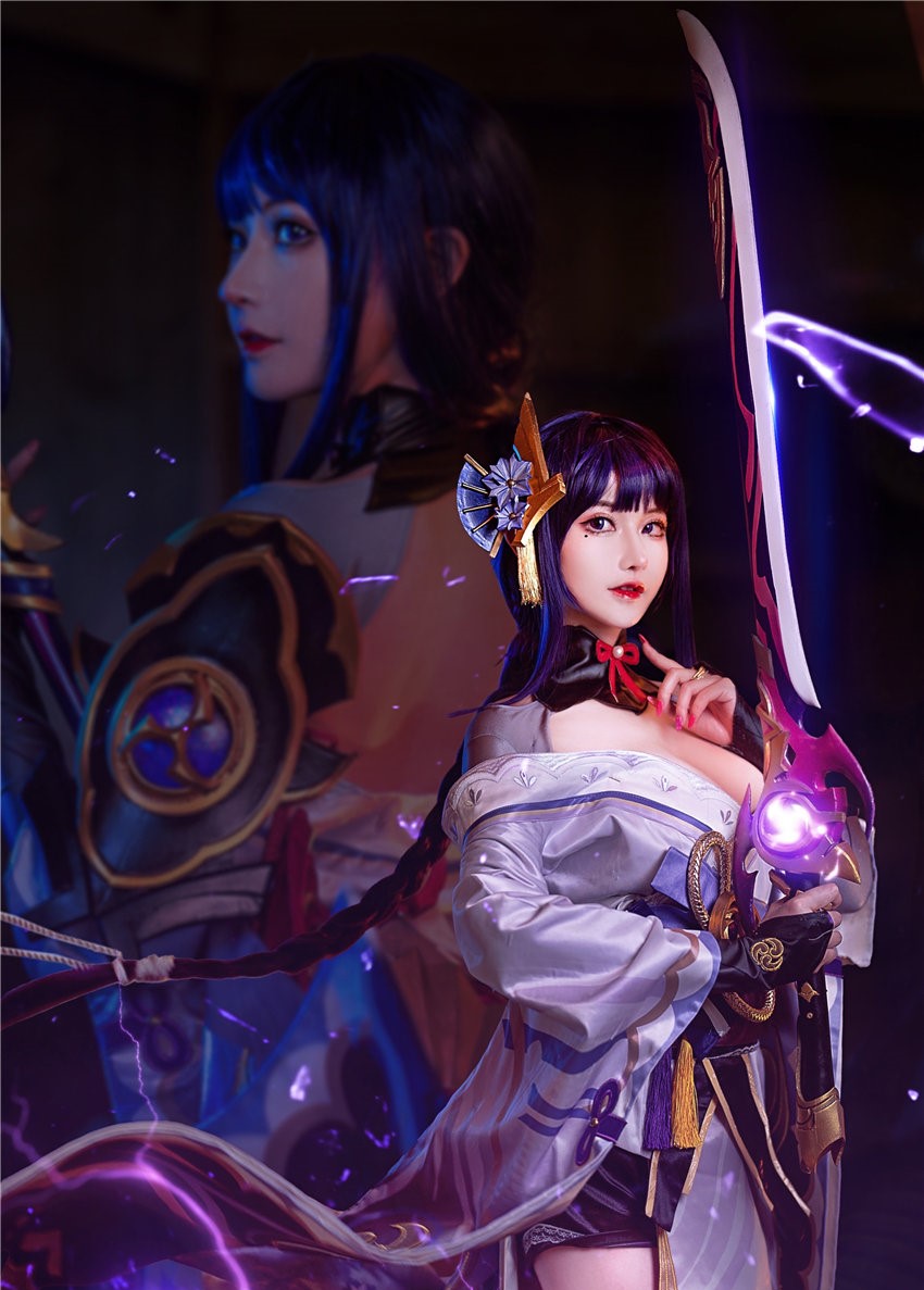 露兒大魔王 雷电将军 [17P-96MB]-九月乐园