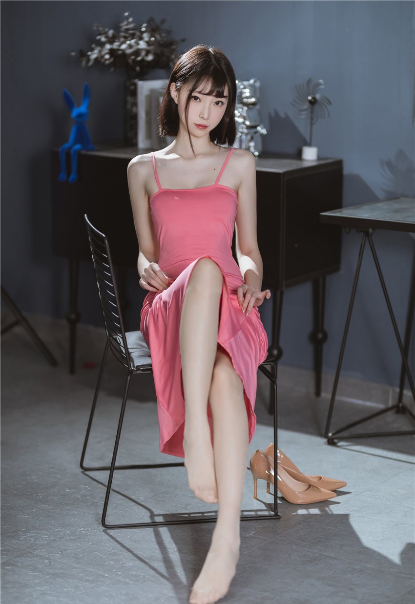 许岚LAN 粉色长裙 [40P-296MB]-九月乐园